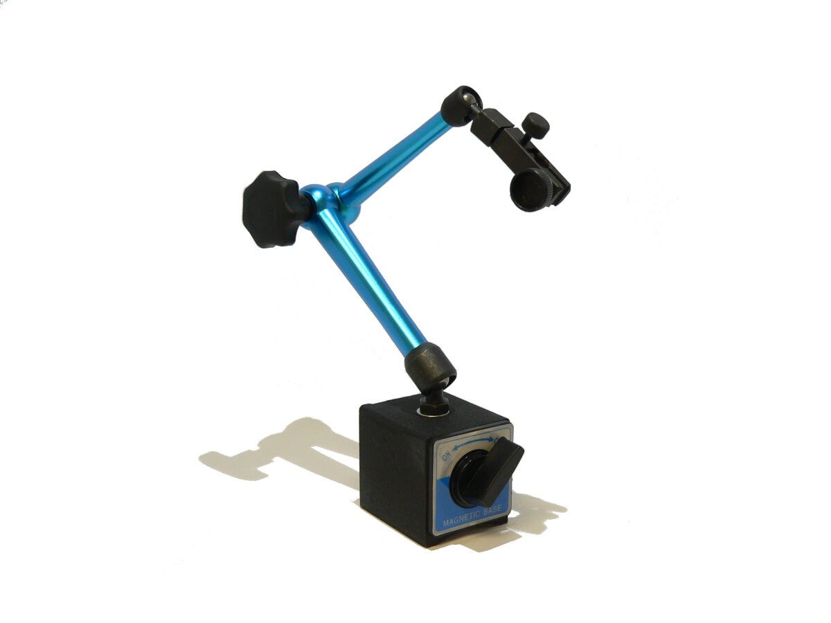 Messuhrhalter magnetisch, Magnetfuß, Magnetstativ yellow XL gelb NEU ...